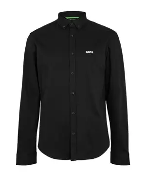 Hugo Boss Plain Shirt - Black