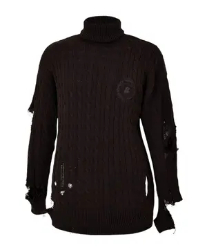 Balenciaga Distressed Crest Jumper