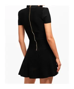 Balmain Short-sleeved Knit Dress