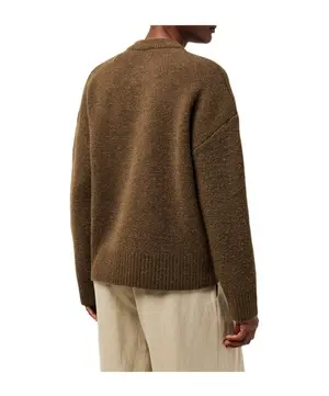 AMI Paris Round-neck Knit Cardigan