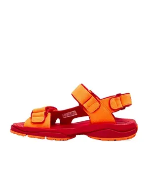 Balenciaga Rubber Sole Sports Sandals - Red