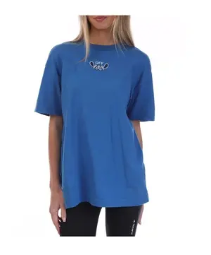 Off-White Embroidered Bandana Arrow Casual T-shirt