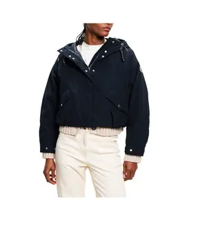 Moncler Cropped Hooded Jacket