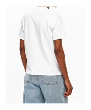 AMI Paris Logo Crew Neck T-shirt - White