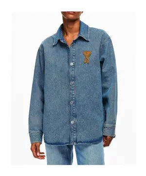 AMI Paris Denim Overshirt - No