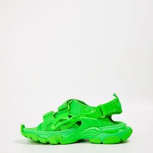 Balenciaga Track Logo Flat Sandals