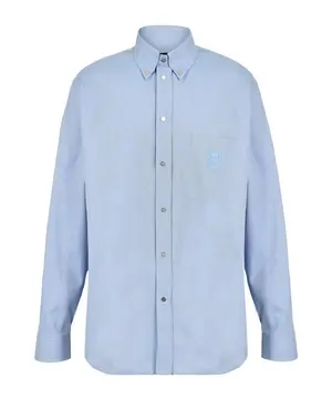 Fendi Solid Color Shirt - Blue