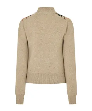 Burberry Zip-up Ribbed Knit Cardigan