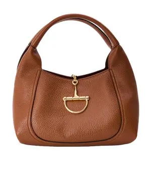 Gucci Plain Soft Hobo Bag - Brown