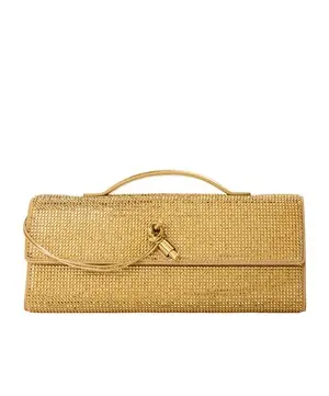 Bottega Veneta Simple Clutch Bag - Nude