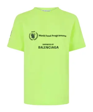 Balenciaga World Food Programme Printed T-shirt