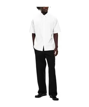 Fendi Solid Color Short Sleeve Shirt