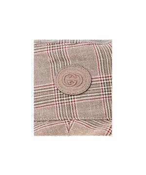 Gucci Plaid Wide-brim Bucket Hat