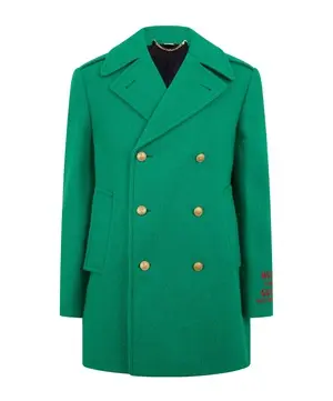 Gucci Double Breasted Technical Softshell Jacket