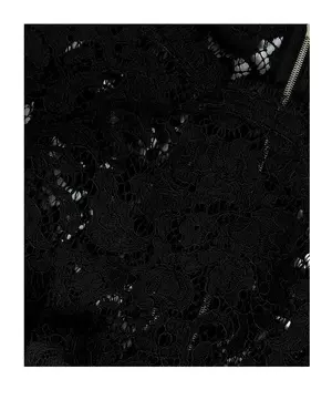 Dolce & Gabbana Lace Midi Dress - Black