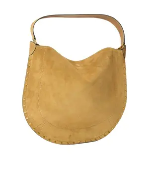 Isabel Marant Étoile Suede Hobo Bag With Studded Details