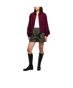 Prada Leather Knee-high Loafer Boots