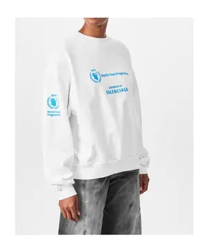 Balenciaga Crew Sweatshirt With World Food Programme Logo