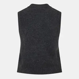 GANNI Floral Graphic Knit Vest
