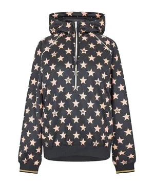 Gucci Weather Resistant Softshell Jacket With Star Print - Black/mltclr