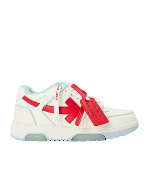 Off-White Low-top Trainers With Red Arrow Logo