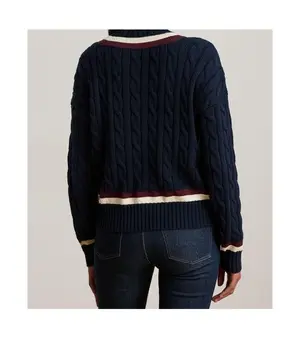 Ralph Lauren Cable Knit V-neck Sweater