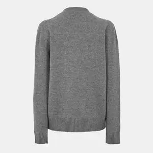 Givenchy Mock Neck Knit Sweater With Graphic Detail