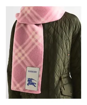 Burberry Plaid Pattern Scarf