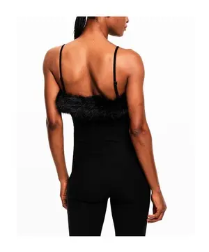 Balenciaga Slim-fit Camisole Crop Top - Black