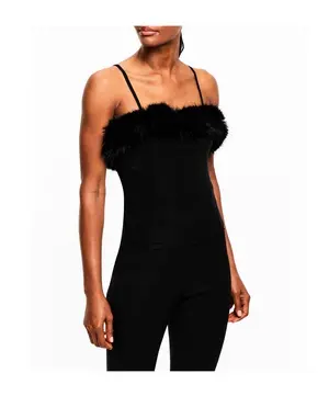 Balenciaga Slim-fit Camisole Crop Top - Black