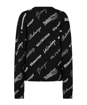 Balenciaga Logomania Crew Sweater