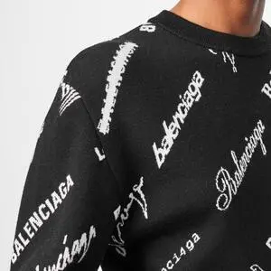 Balenciaga Logomania Crew Sweater
