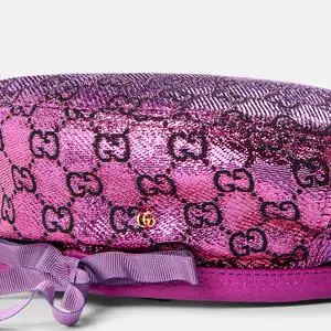 Gucci Metallic Monogram Beret