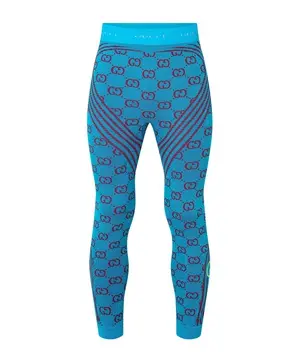 Gucci Printed Leggings - Blue