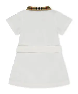 Burberry Plaid Collar Dress