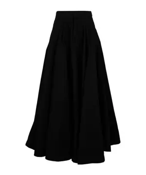 Balenciaga Pleated Maxi Skirt