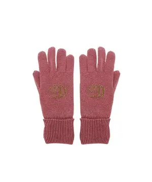 Gucci Soft Knit Gloves - Pink