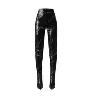 Balenciaga Over-the-knee Sequined Stiletto Boots