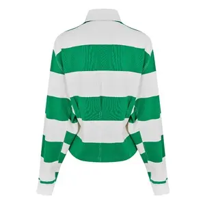 Polo Ralph Lauren Striped Rugby Shirt With Collared Neck - No