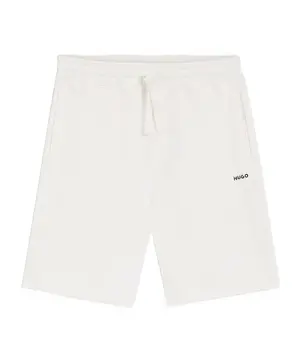 Hugo Boss Relaxed-fit Logo Print Shorts - No