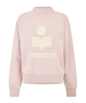 Isabel Marant Étoile Cotton-blend Logo Sweatshirt - Pink