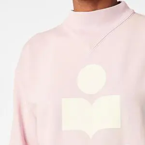 Isabel Marant Étoile Cotton-blend Logo Sweatshirt - Pink
