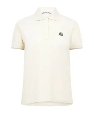Moncler Short-sleeved Polo Shirt With Logo Detail