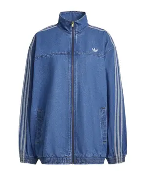 ADIDAS ORIGINALS Denim Stand-collar Track Jacket