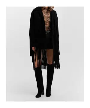 Dolce & Gabbana Suede Structured Leather Jacket