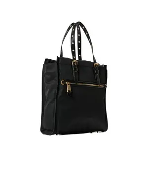 Moschino Nylon Tote Bag With Embellished Straps