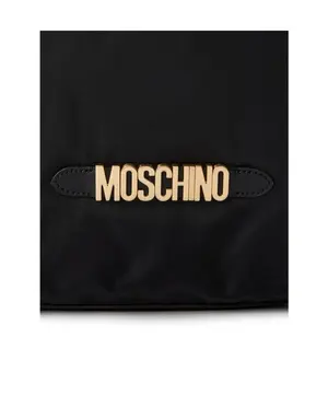Moschino Nylon Tote Bag With Embellished Straps