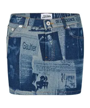JEAN PAUL GAULTIER Mini Denim Skirt