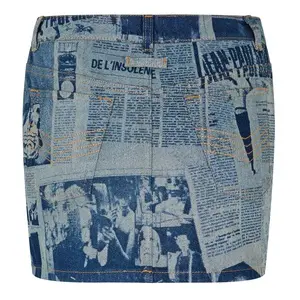JEAN PAUL GAULTIER Mini Denim Skirt
