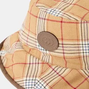 Gucci Bucket Hat In Vintage Check
